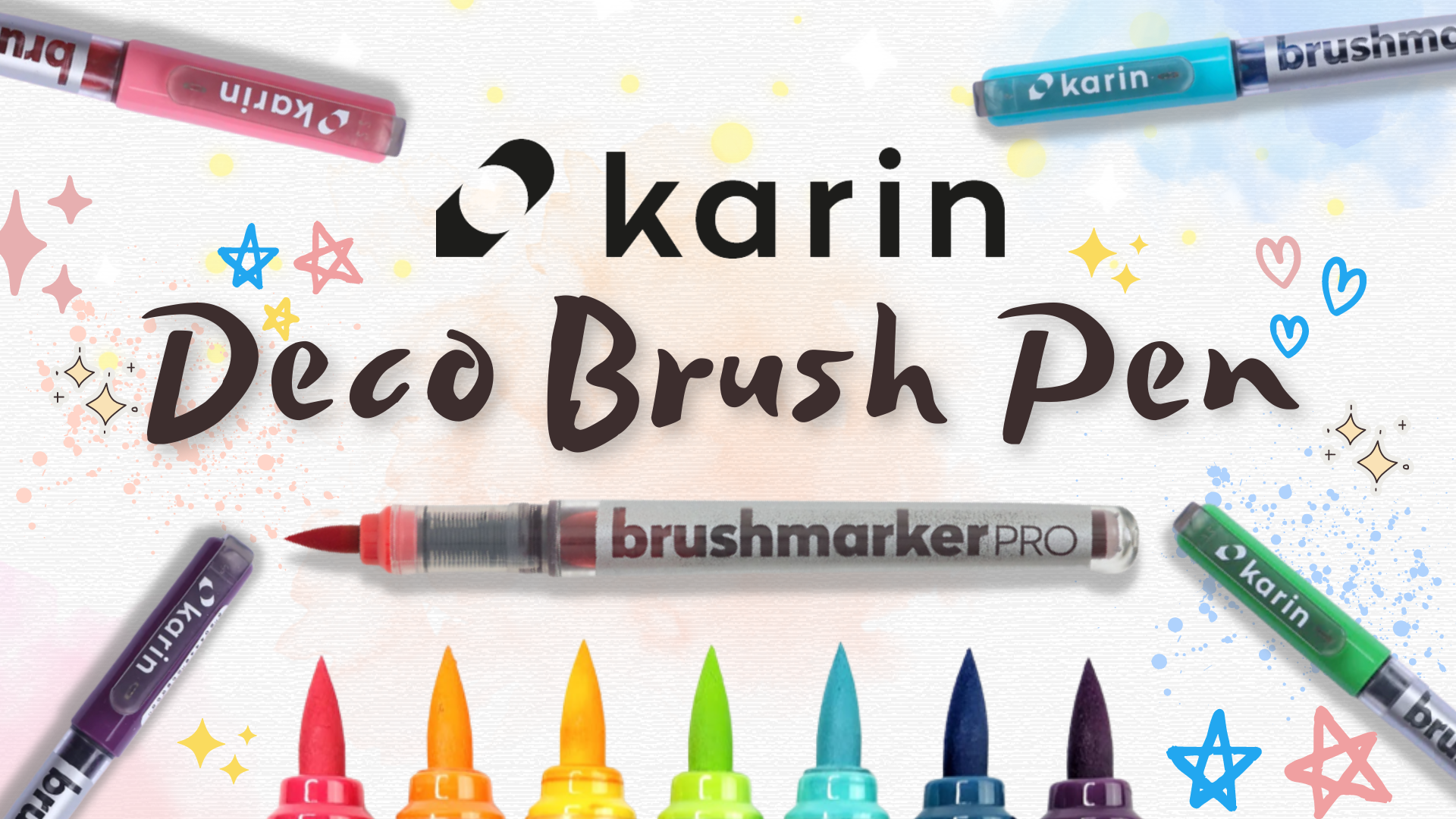 🥰Karin Deco Brush Pen is the Real Thing Out There – Stationery Pal