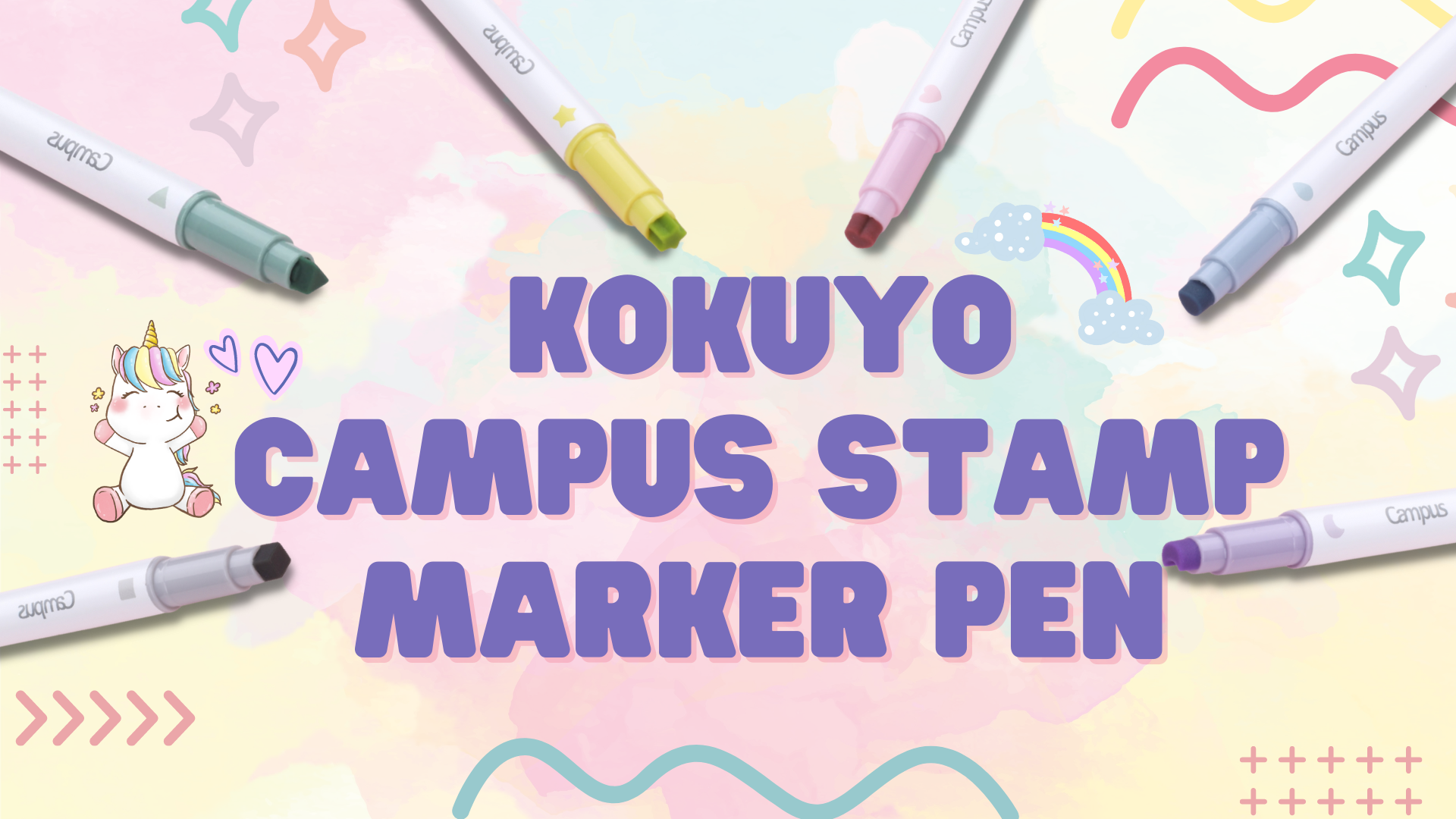 Kokuyo Campus Stamp Marker Pen🖊️ – Stationery Pal