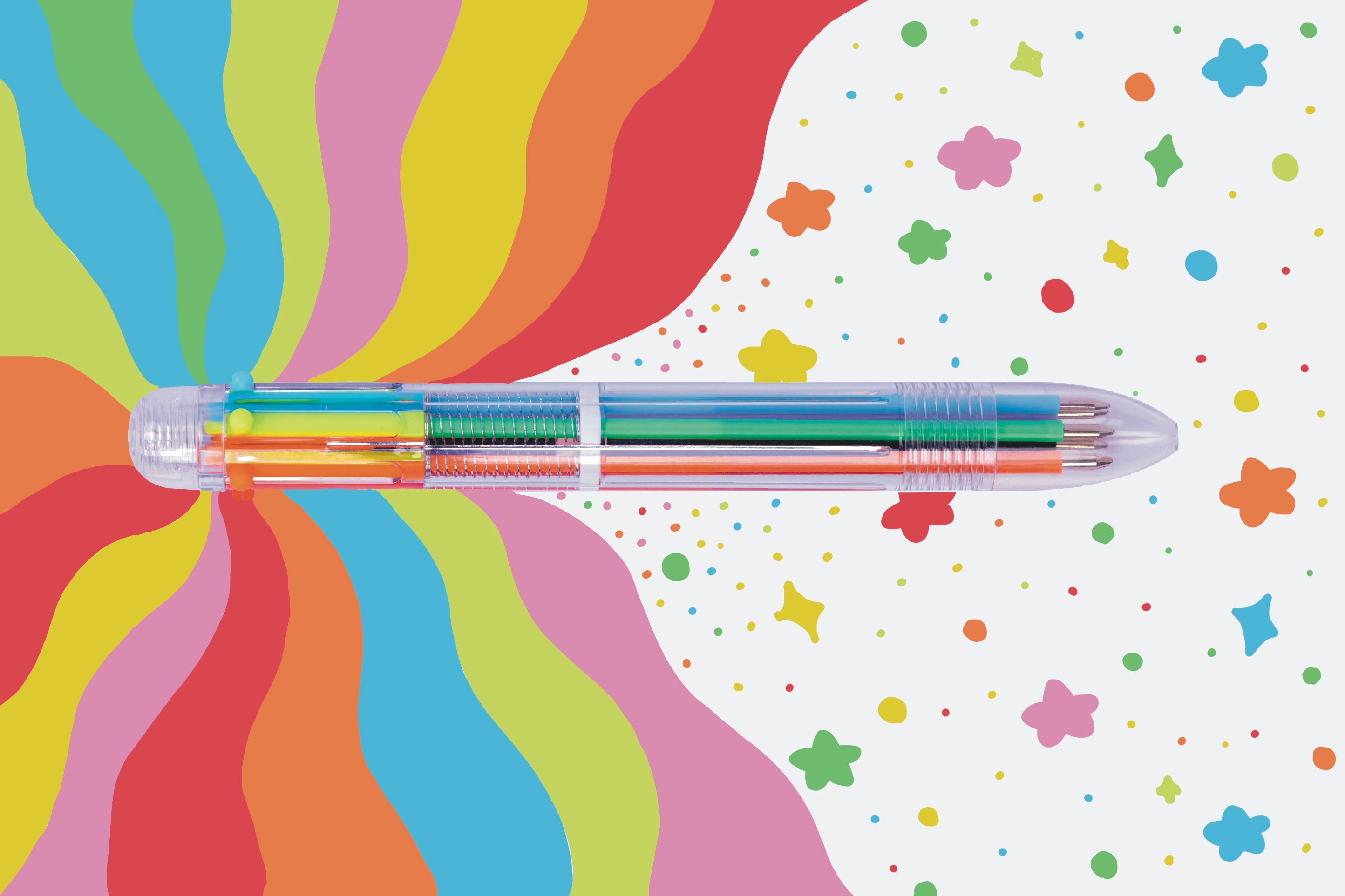 GET A FREE RAINBOW 8 COLORS MULTI PEN – Stationery Pal