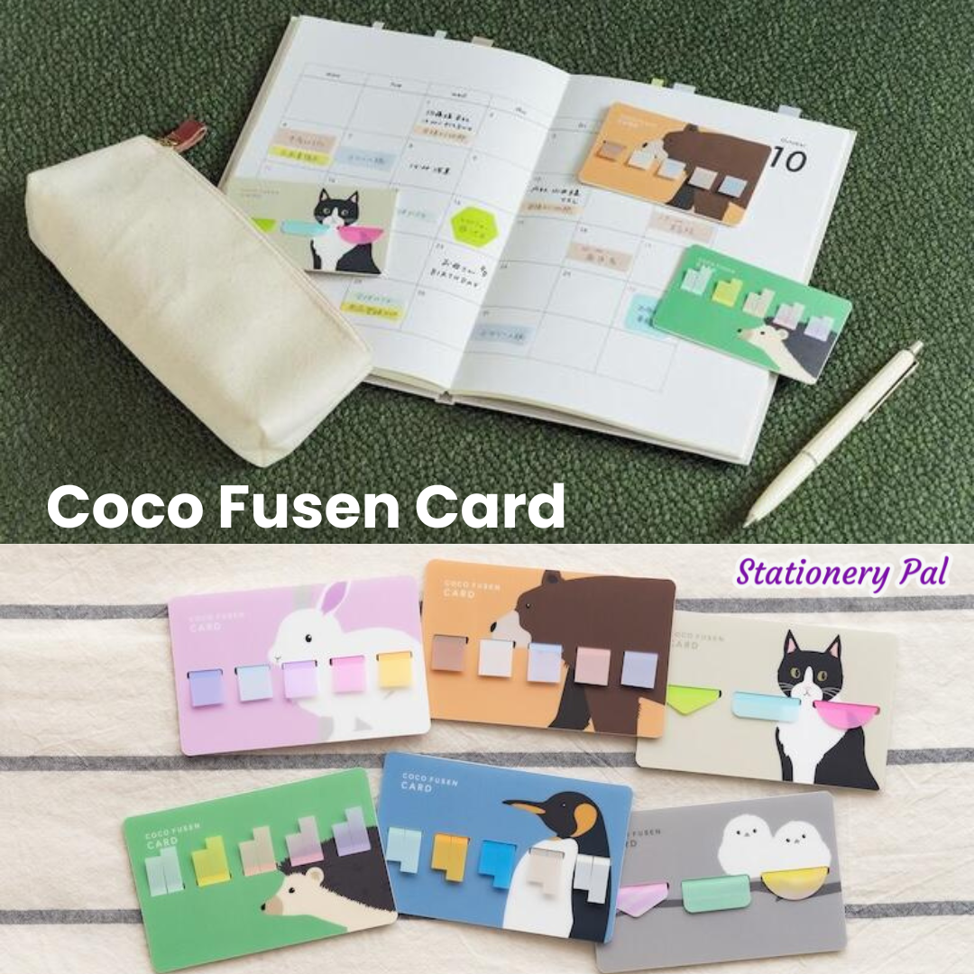 Coco Fusen Card: Cute Animal Sticky Notes You’ll Love – Stationery Pal