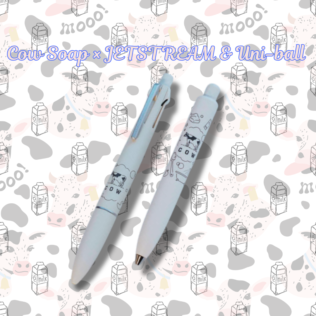 🧼 ️ The Cutest Pen Collab of the Year: Cow Soap × JETSTREAM & Uni-ball ...