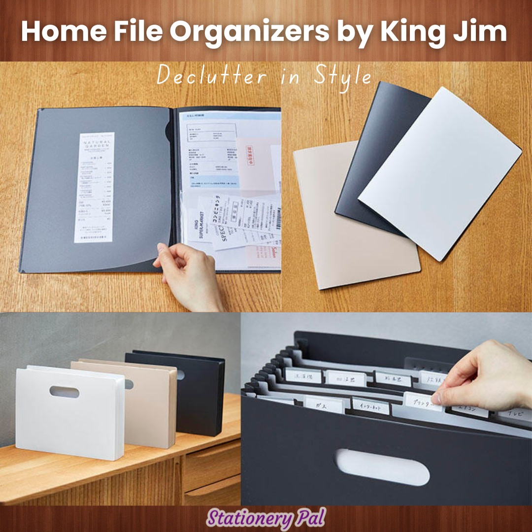 Home File Organizers by King Jim: Declutter in Style! – Stationery Pal