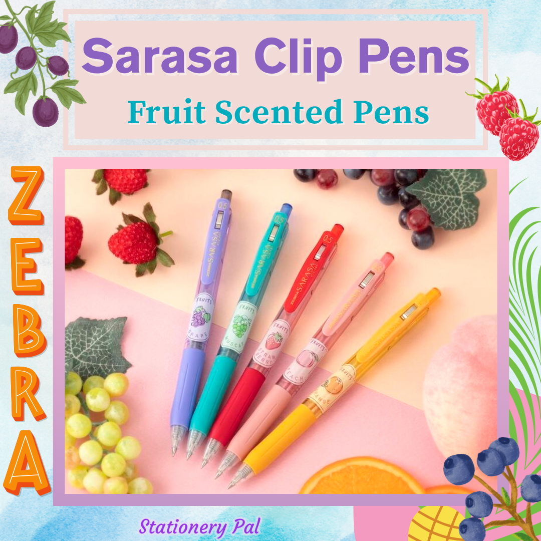 New Sarasa Clip Fruit Scented Pens Make Studying Fun! – Stationery Pal
