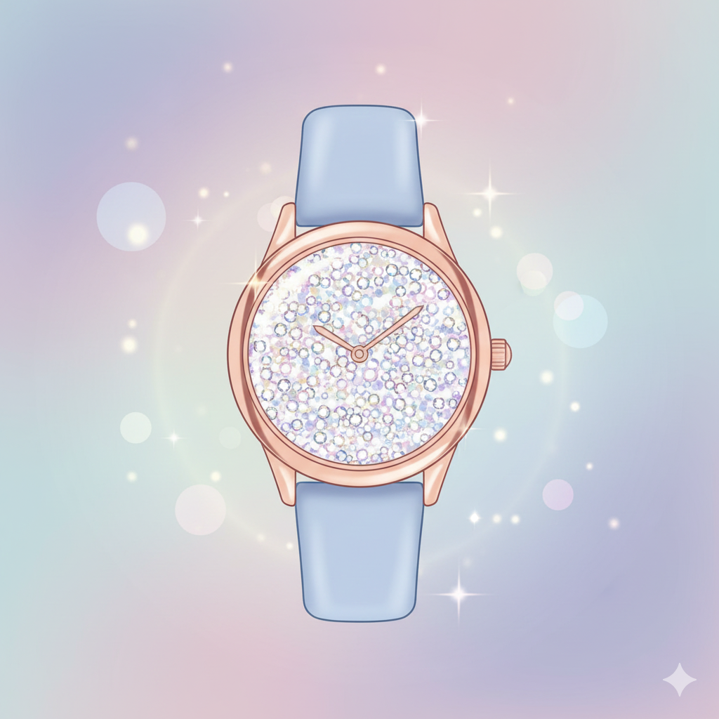 Chromatic Crystalline Timepieces: Where Color Meets Craft – Stationery Pal