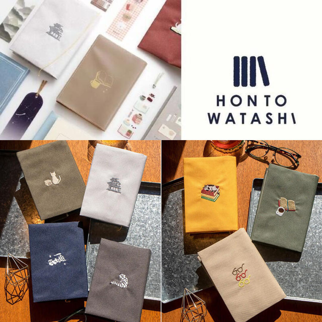 HON TO WATASHI: Stylish Book Covers and Cute Bookmarks – Stationery Pal