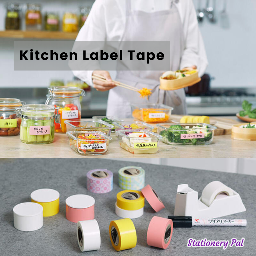 Cute and Handy Kitchen Label Tape You’ll Actually Use – Stationery Pal