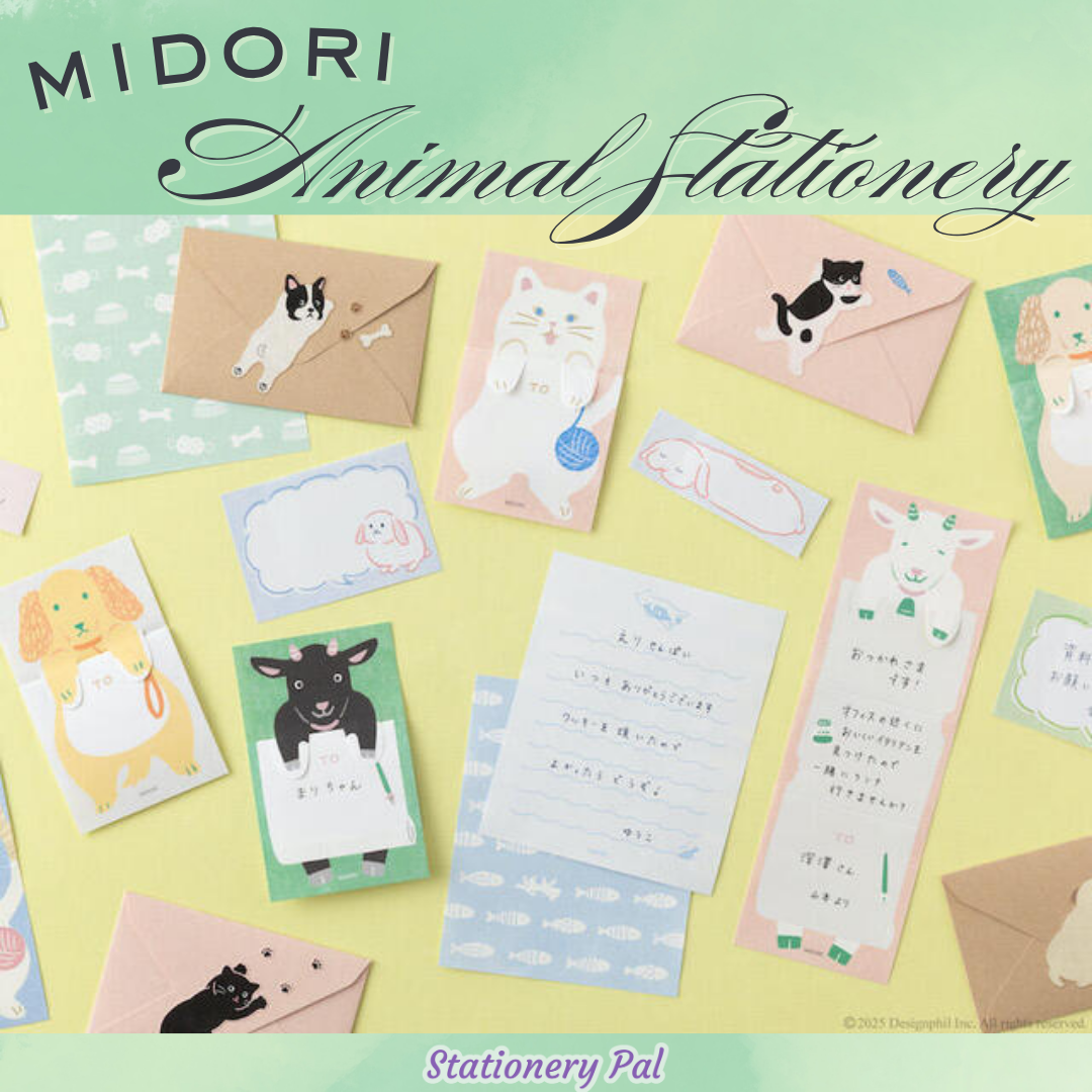 New Cute Animal Stationery by Midori That Sparks Joy in 2025 ...