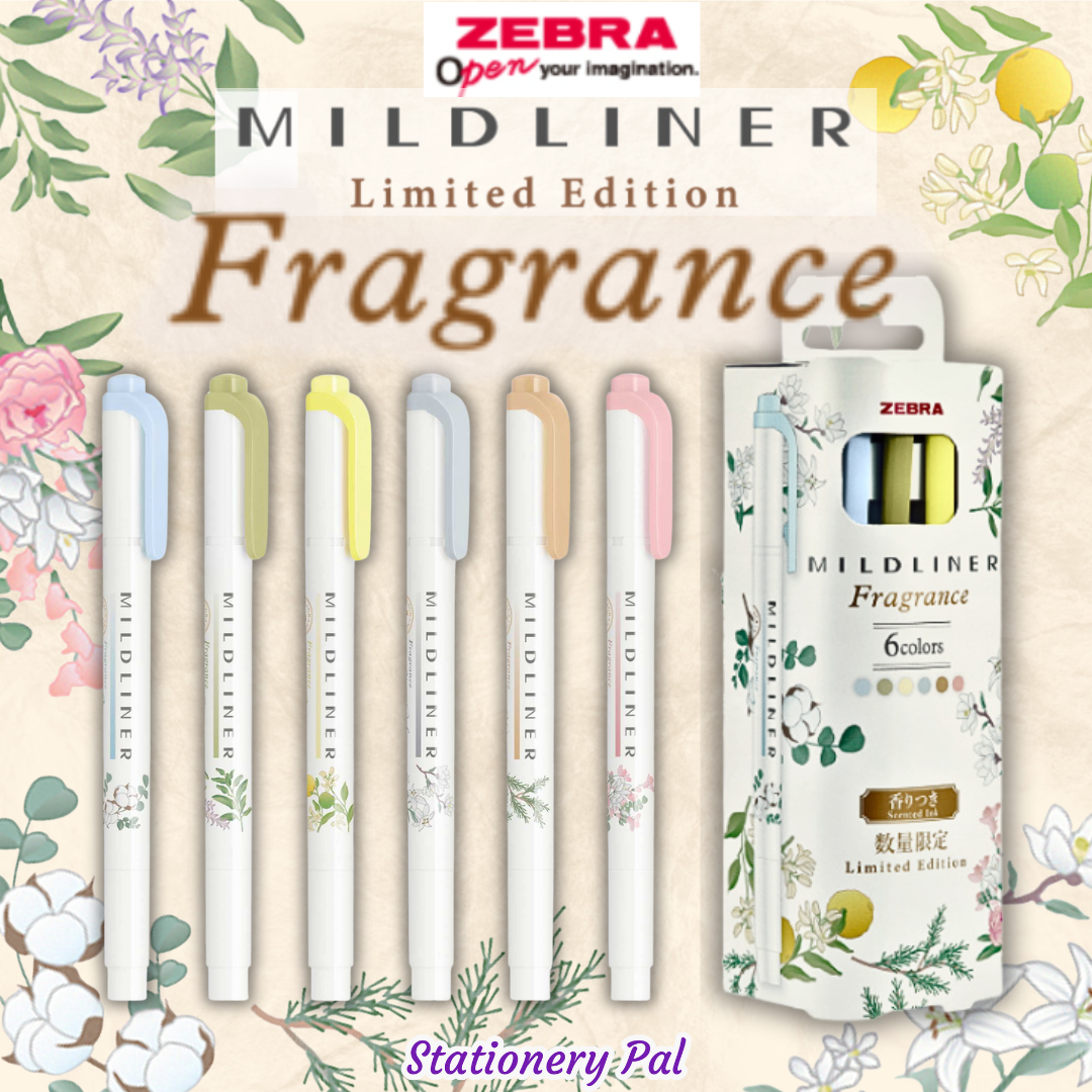 Zebra Mildliner Fragrance: Scented Pastel Highlighters – Stationery Pal