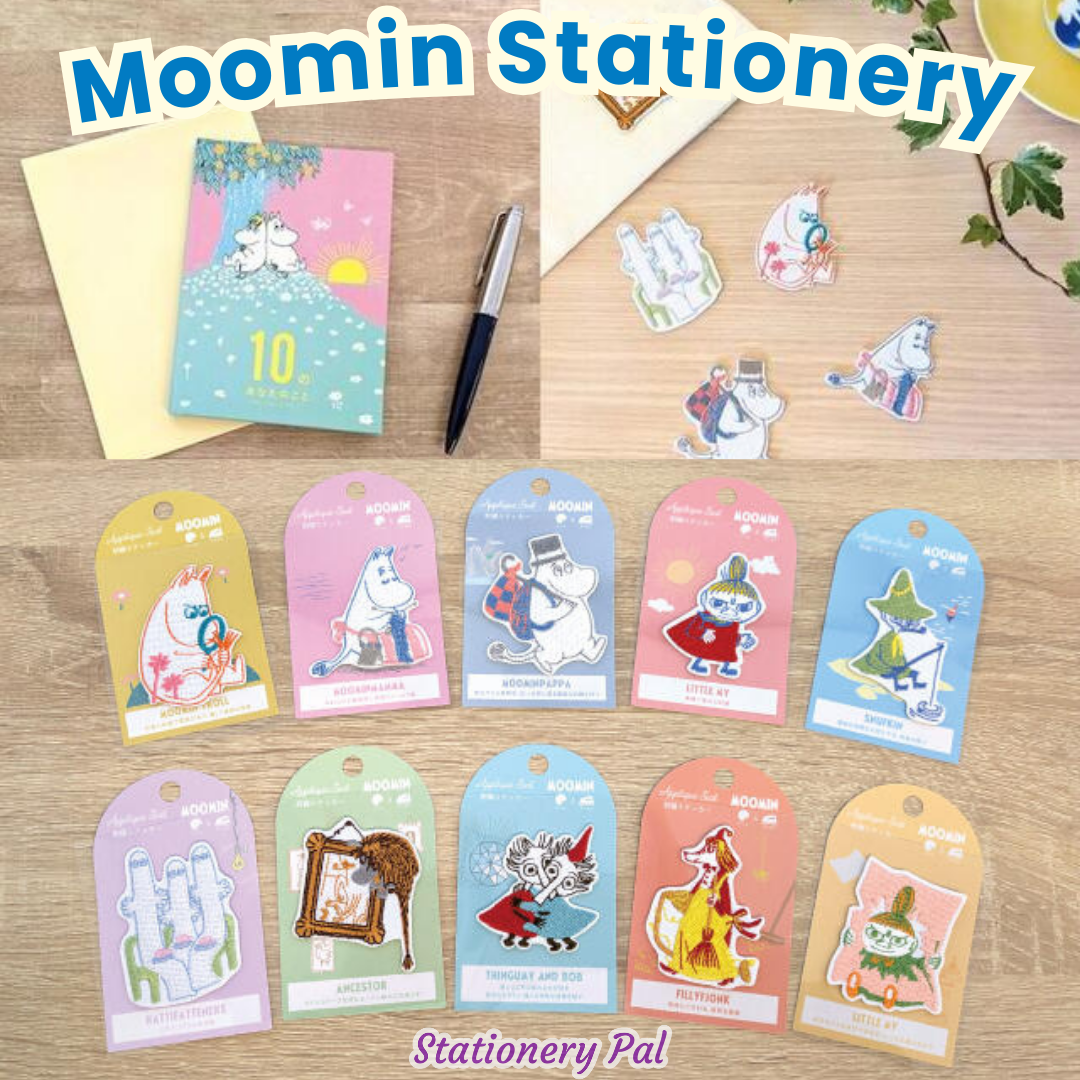 New Moomin Stationery: Cute Message Book and Stickers – Stationery Pal