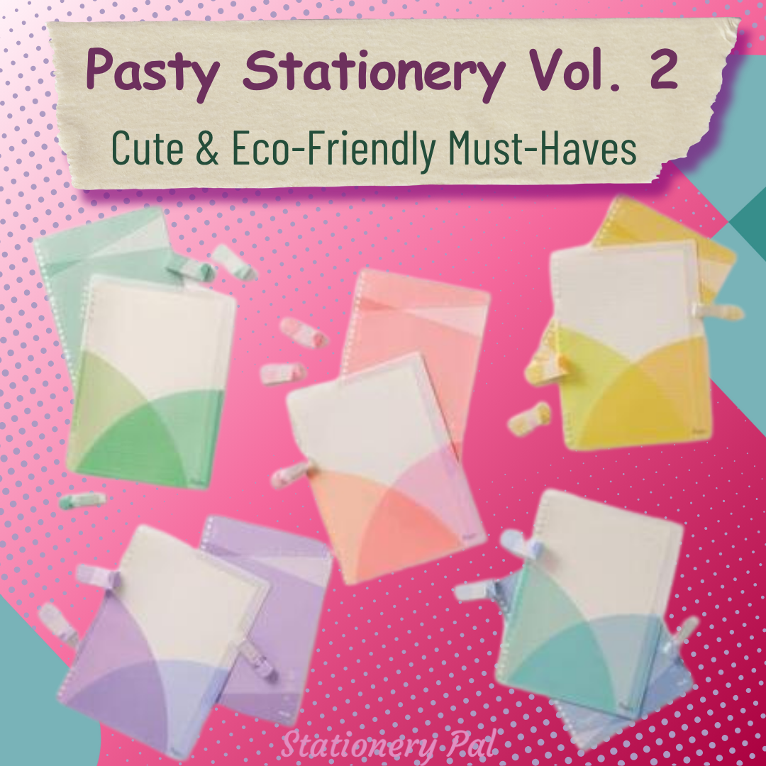 Pasty Stationery Vol. 2 – Cute & Eco-Friendly Must-Haves – Stationery Pal