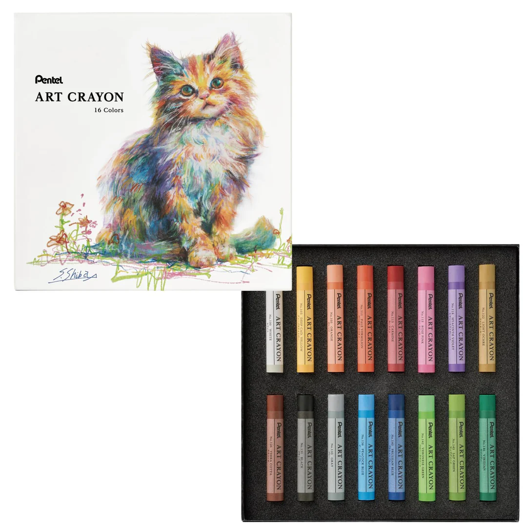 Pentel’s 16-Color Art Crayon Set Still a 2025 Must-Have!🎨 – Stationery Pal