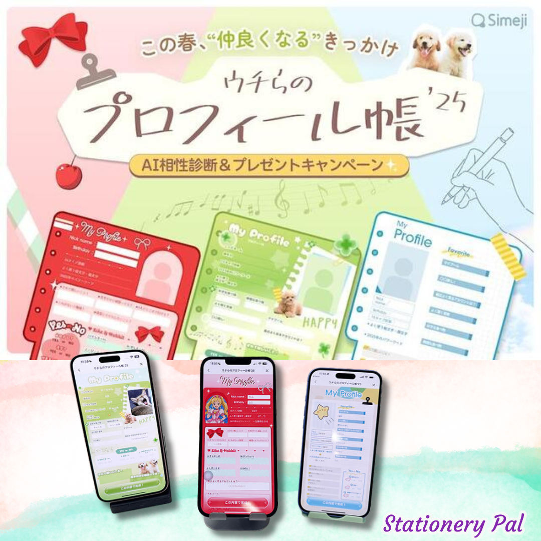 Our Profile Notebook 25: The Fun Way to Make New Friends – Stationery Pal