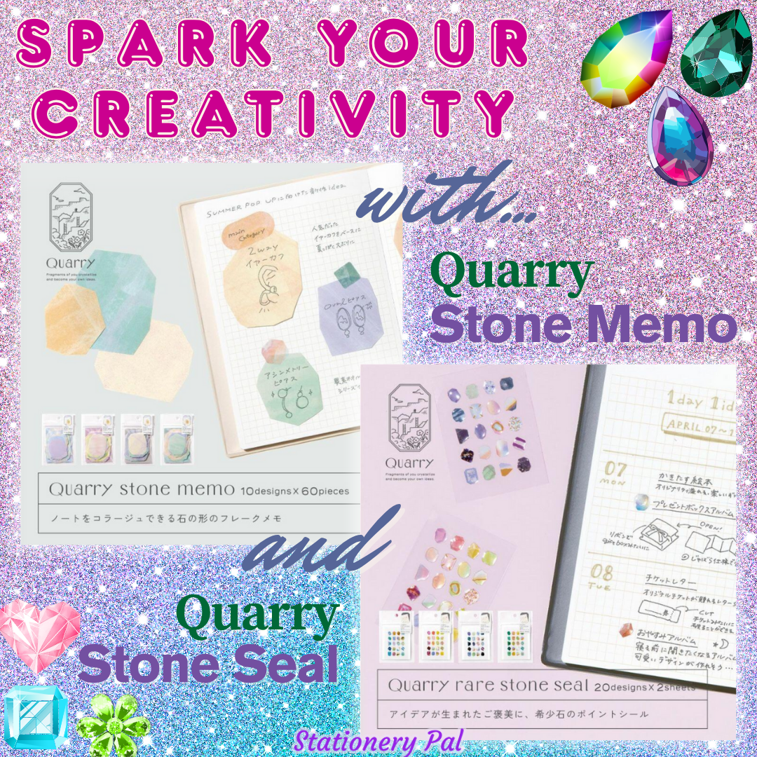 Quarry's New Stone Memos & Gem Stickers: Spark Your Creativity ...