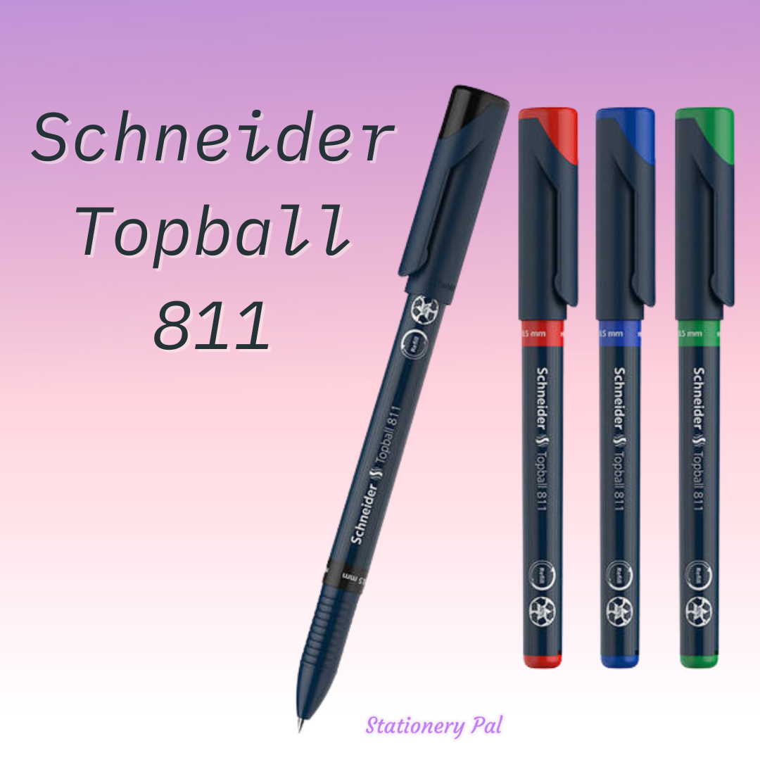 Schneider Topball 811 Review: Smooth, Eco-Friendly Rollerball Pen ...
