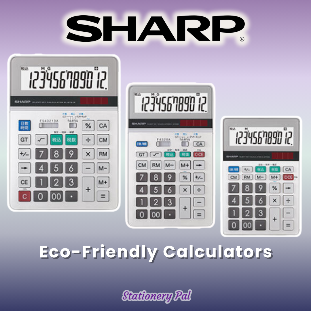 Sharp’s New Eco-Friendly Calculators Are Smart and Silent – Stationery Pal