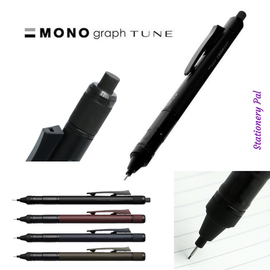 Tombow Monograph Tune: Matte Black Mechanical Pencil 2025 – Stationery Pal
