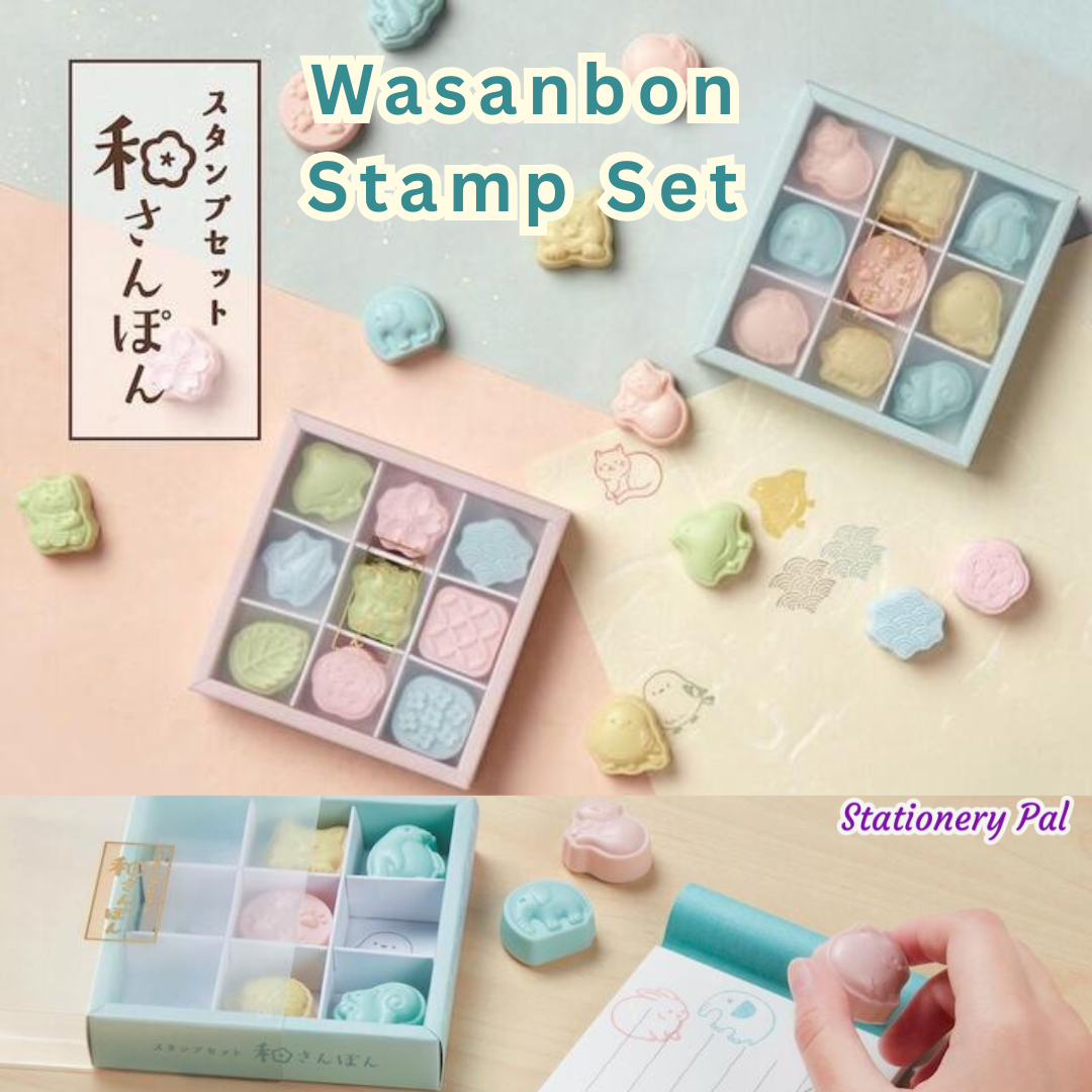 Wasanbon Stamp Set: Sun-Star’s Sweet New Japanese Stamps – Stationery Pal