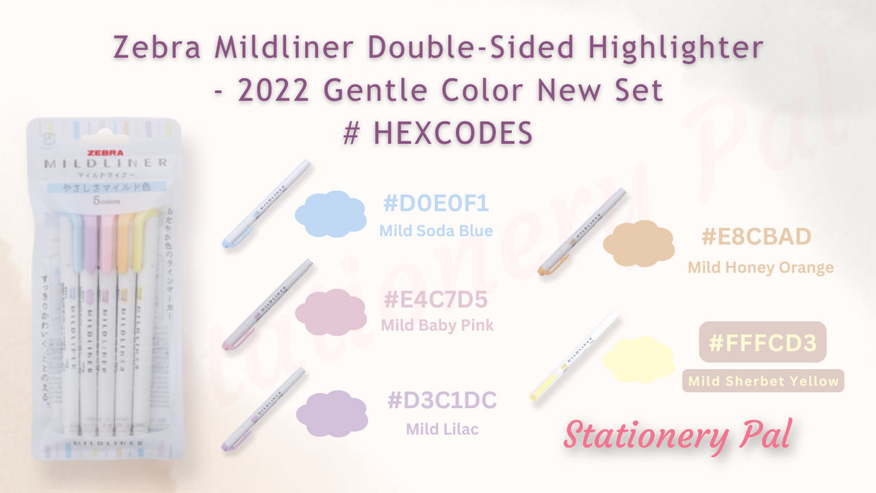 ¡Ilumina tus notas! Códigos hexadecimales Zebra Mildliner gratuitos pa ...