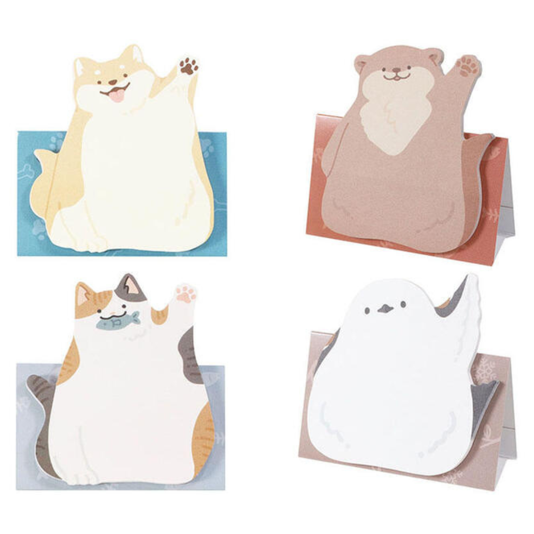 Cute Animal Sticky Notes: Kutsuwa’s Fun New Stationery – Stationery Pal