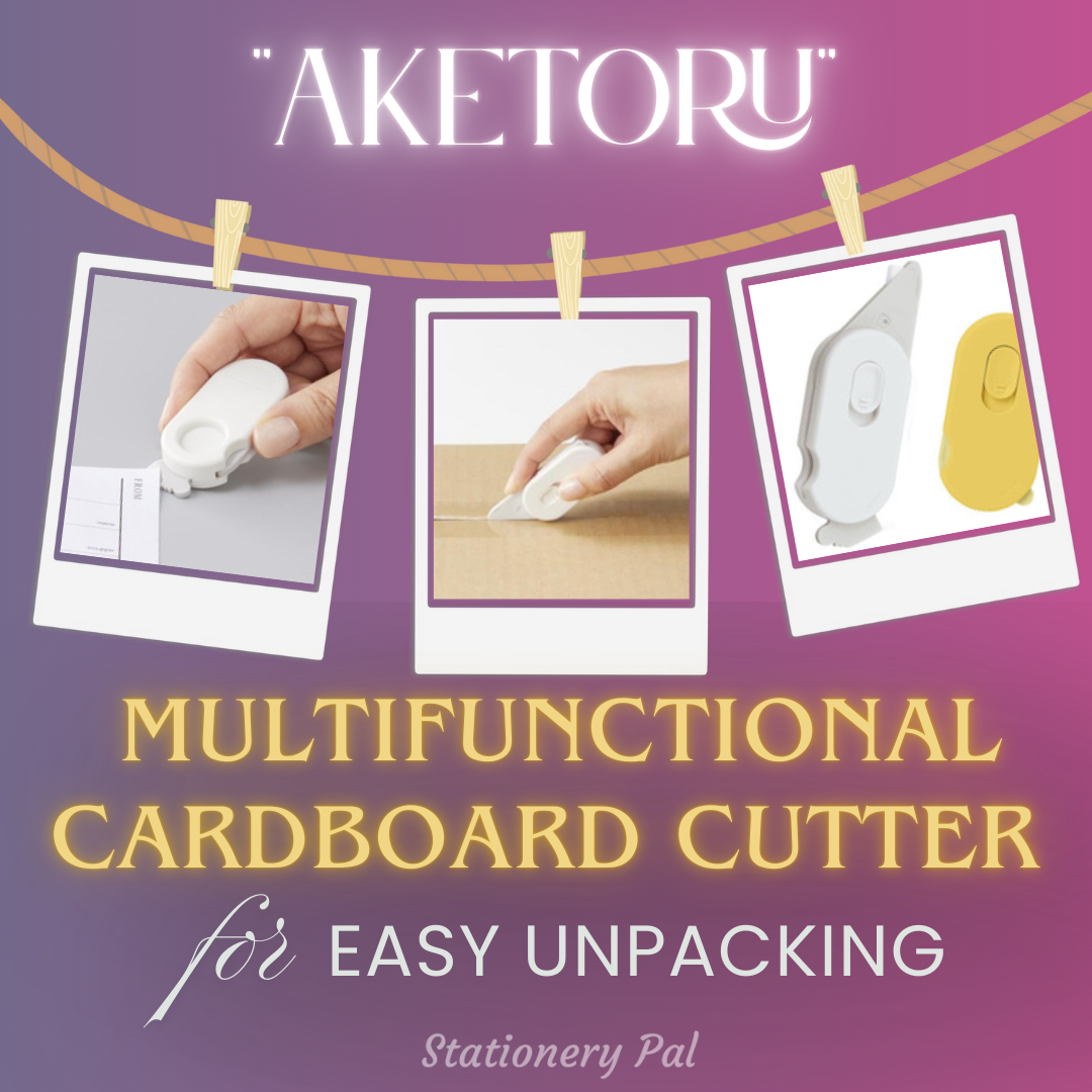 Multifunctional Cardboard Cutter "Aketoru" – Easy Unpacking Tool ...
