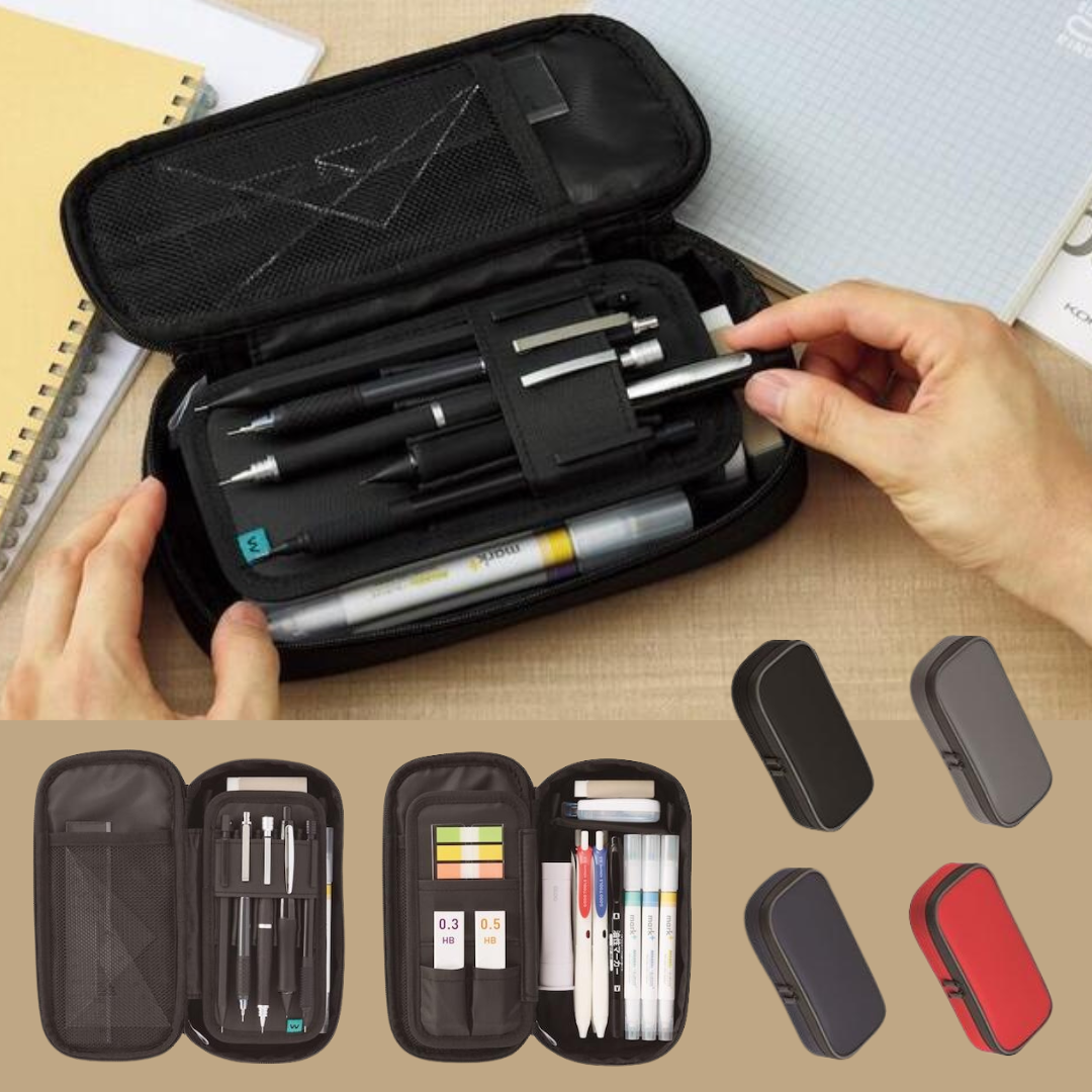 Kokuyo Wave Holder Pen Case: Perfect for Thick Pens – Stationery Pal