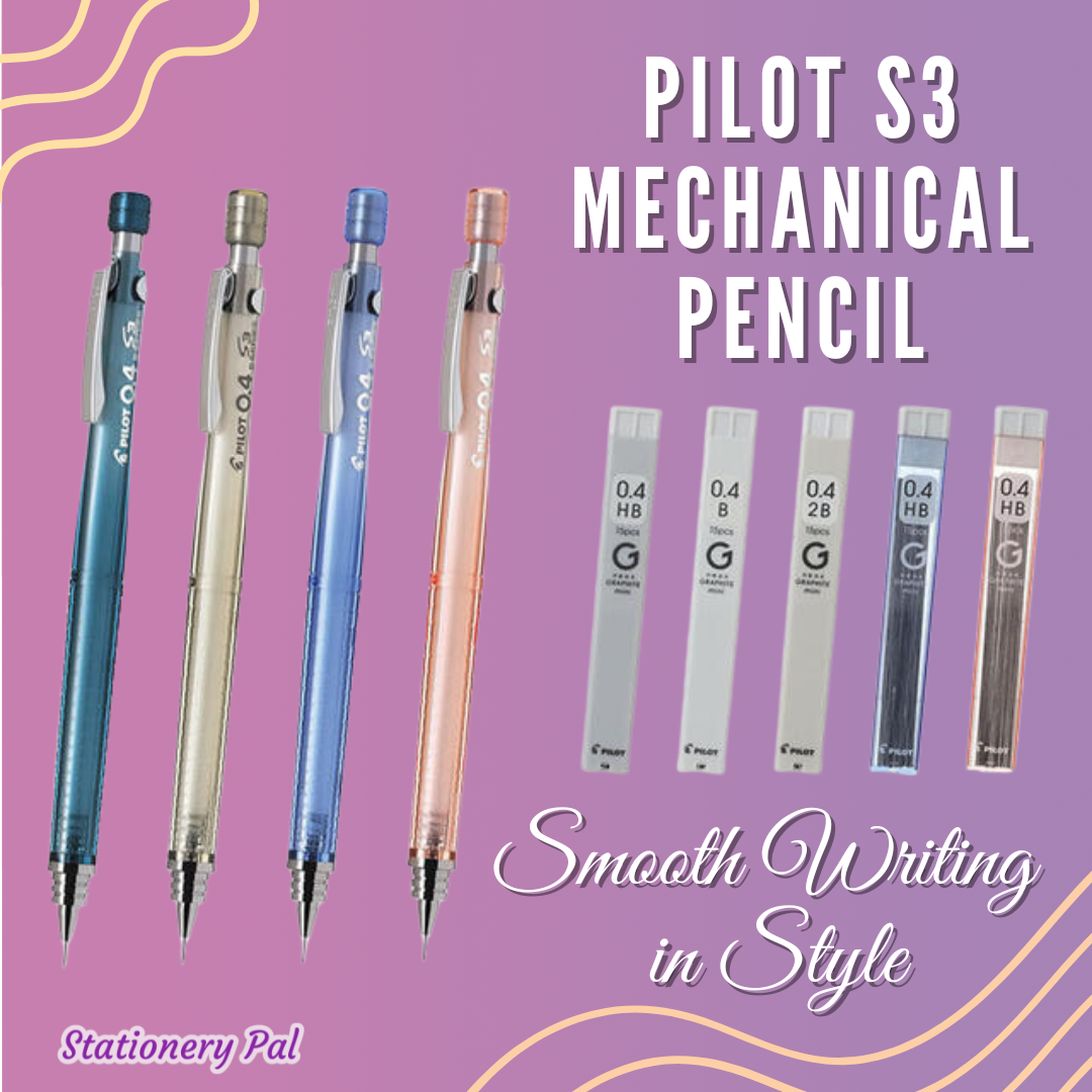Pilot S3 Mechanical Pencil: Smooth Writing in Style – Stationery Pal