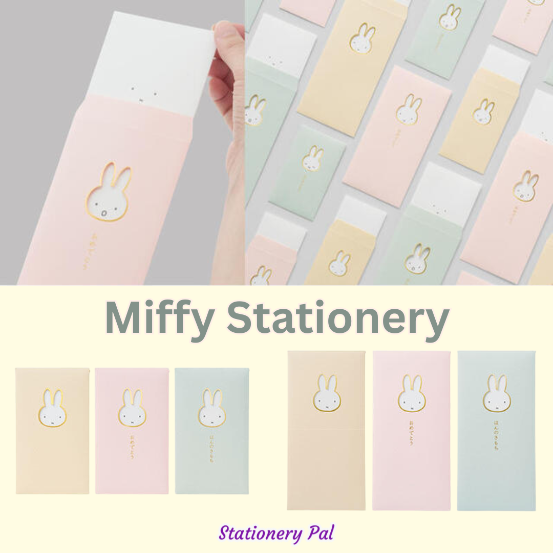 Miffy Stationery: Maruai’s Cute Window Envelopes Debut – Stationery Pal