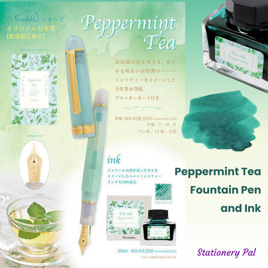Peppermint Tea Fountain Pen and Ink: Limited Edition by Nonble ...