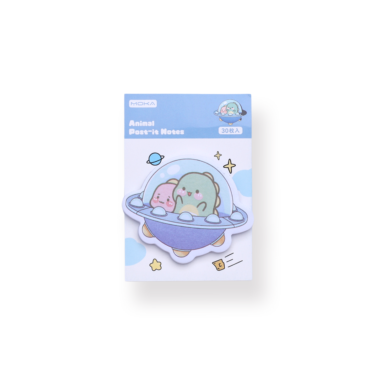 Space Dinosaur Sticky Notes - 30 Sheets — Stationery Pal