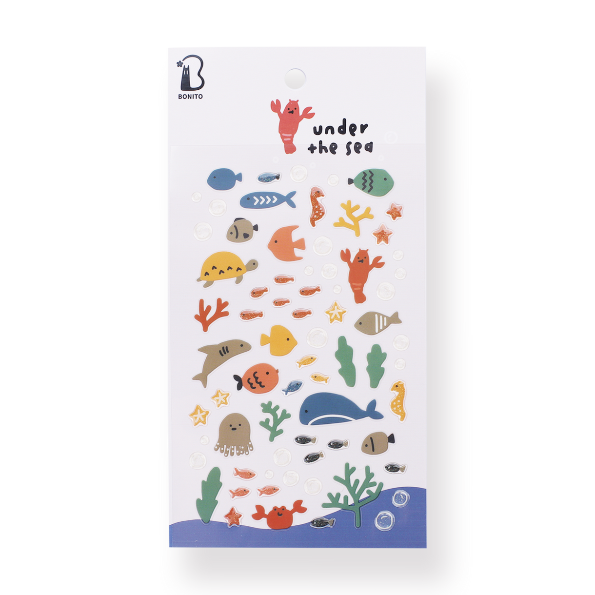 Bonito Under the Sea Stickers – Stationery Pal