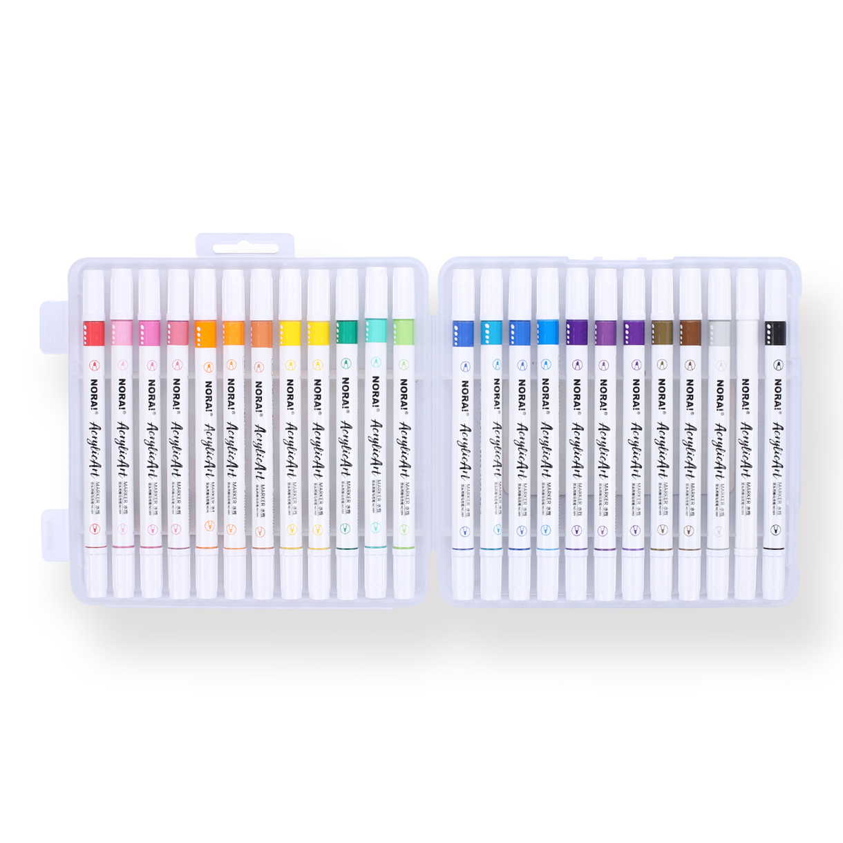 Double-Sided Acrylic Pen Marker - Set of 24 – Stationery Pal