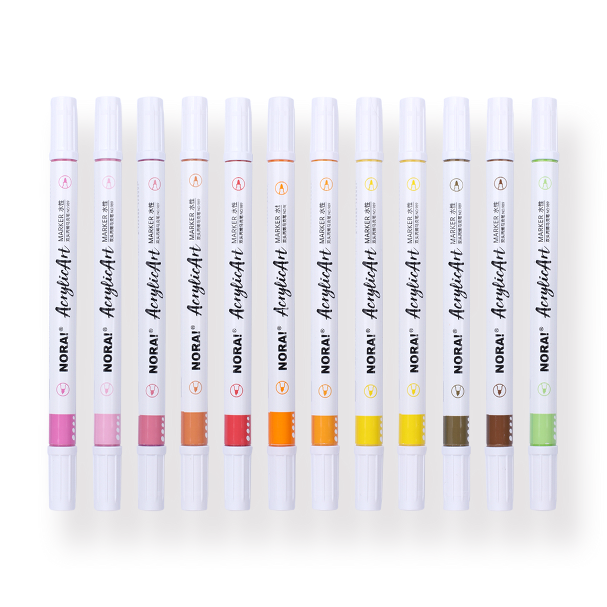 Double-Sided Acrylic Pen Marker - Set of 24 – Stationery Pal