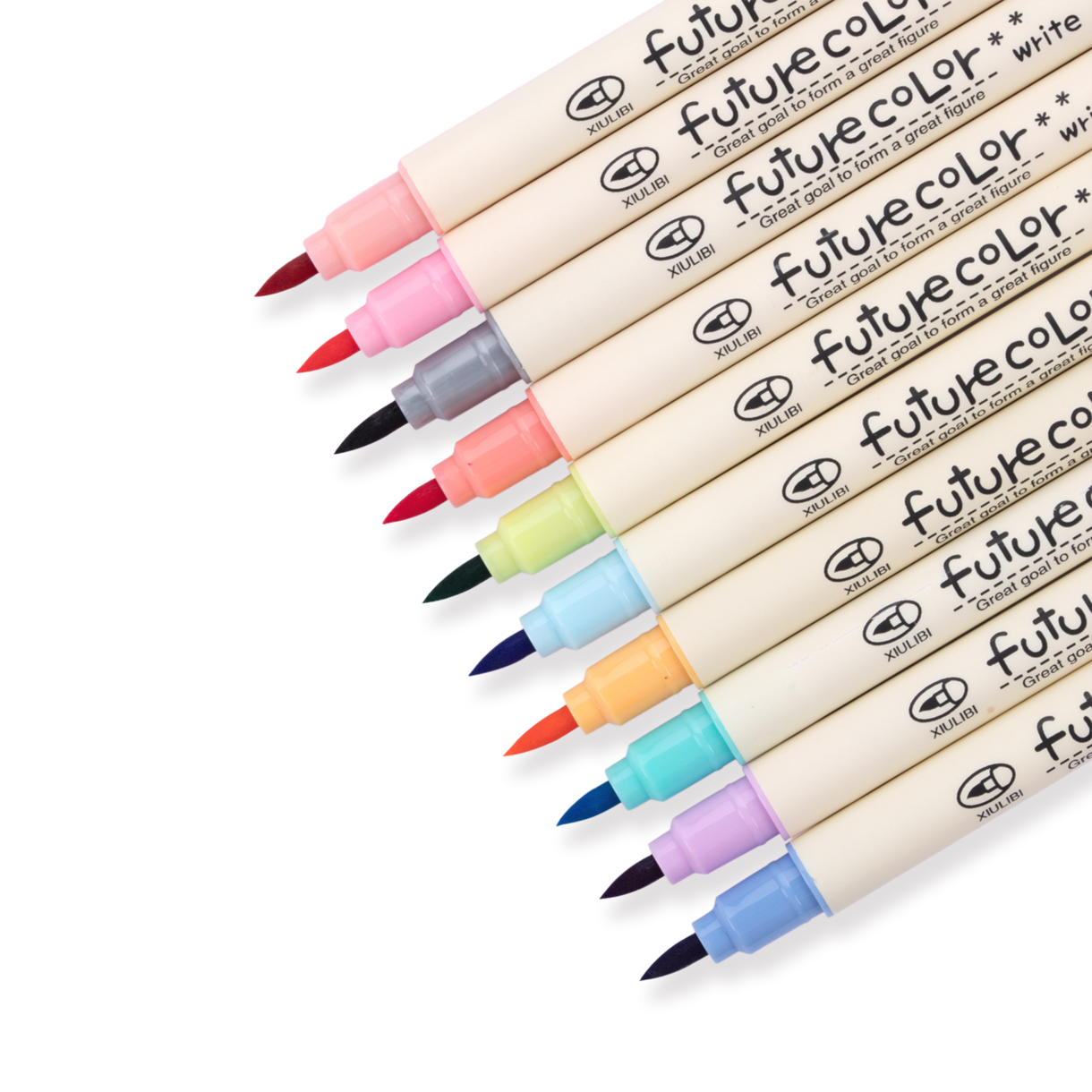 Future Color Lettering Brush Pen (Set of 10) – Stationery Pal