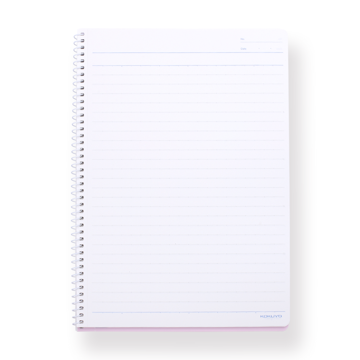 Kokuyo Campus Metal Ring Notebook - B5 - Dotted 8 mm Rule - Pink ...