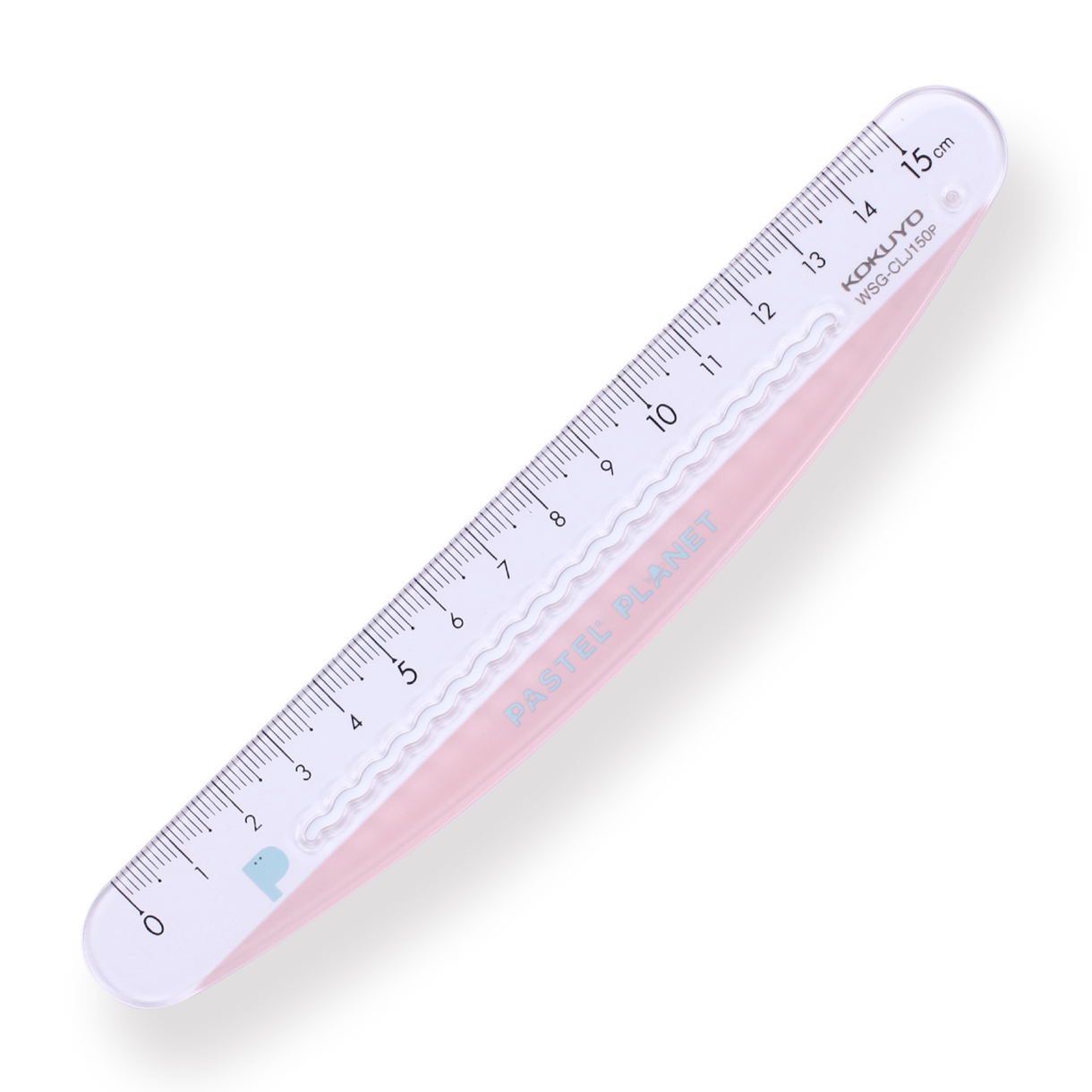 Kokuyo Pastel Planet Ruler - 15 cm - Pink – Stationery Pal