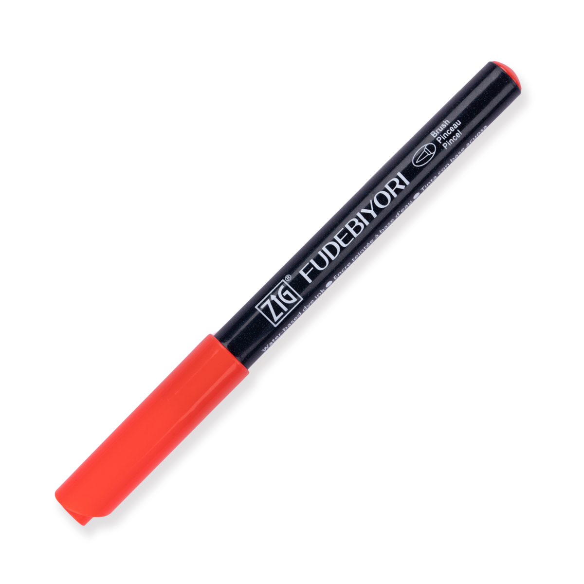 Kuretake Zig Fudebiyori Brush Pen - Rojo 020 — Stationery Pal