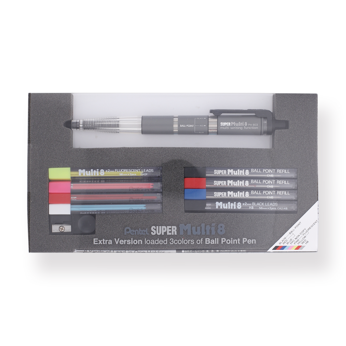 Pentel Super Multi 8 PH803 Set — Stationery Pal