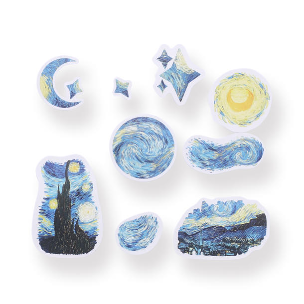 Starry Night Stickers – Stationery Pal