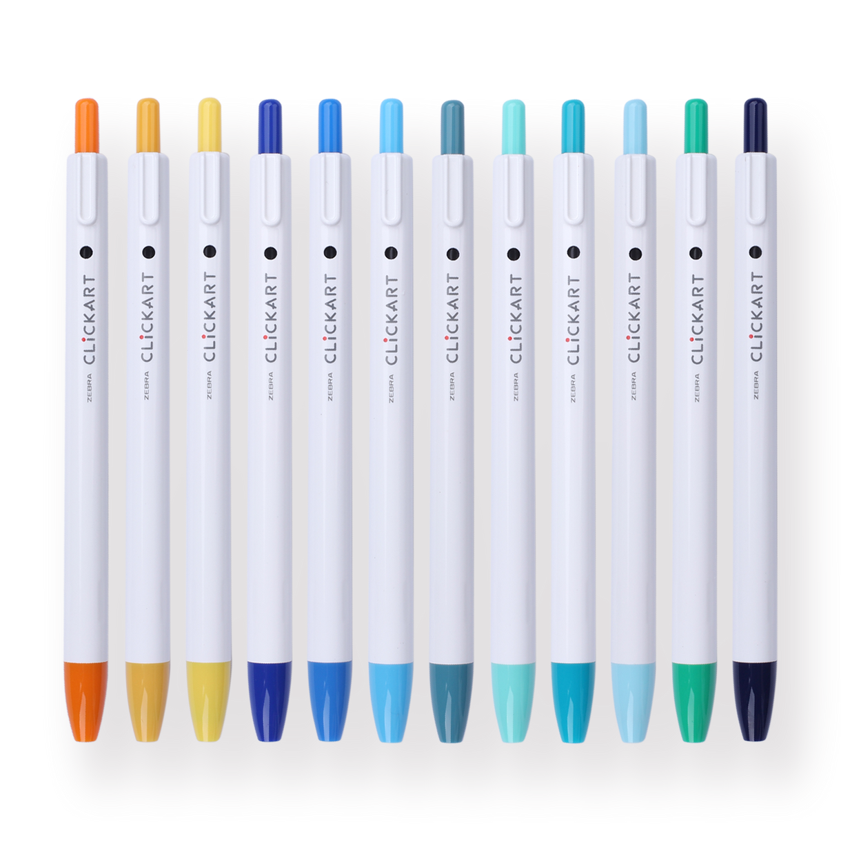 Zebra Clickart Retractable Sign Pen - 0.6 mm - 36 Color Set ...