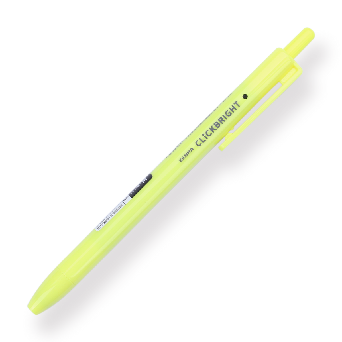 Iluminador Clickbright Zebra - Amarillo — Stationery Pal