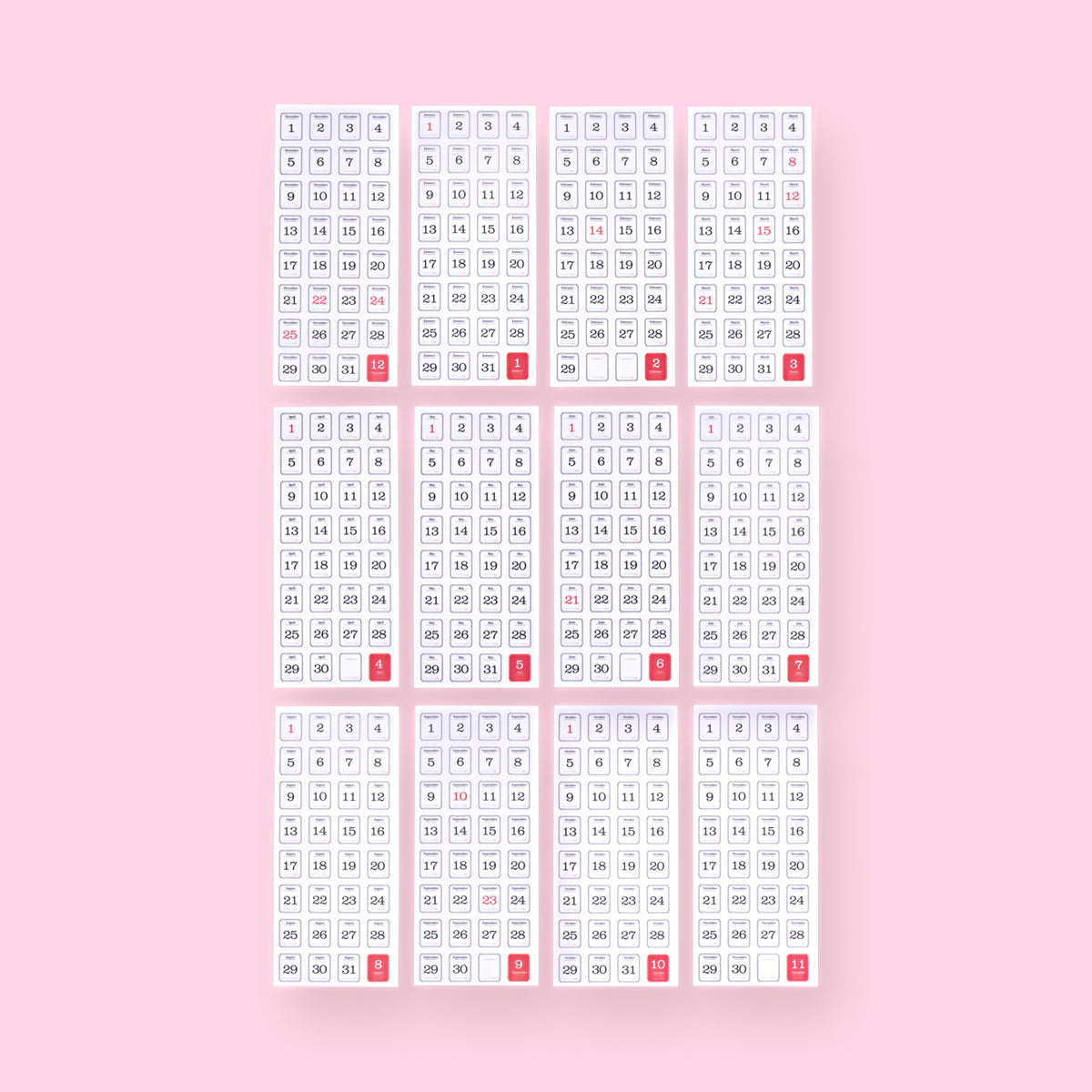 365 Days Sticker — Stationery Pal