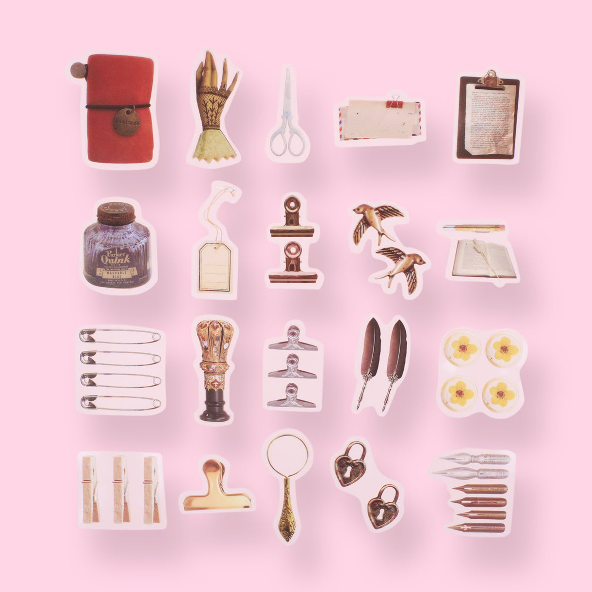 Vintage Sticker - Old School Stationery – Stationery Pal